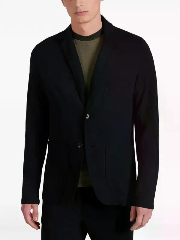 ZANONE Slim-fit Patch-pocket Blazer
