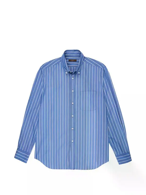GLANSHIRT Striped Poplin Shirt