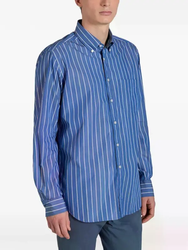 GLANSHIRT Striped Poplin Shirt