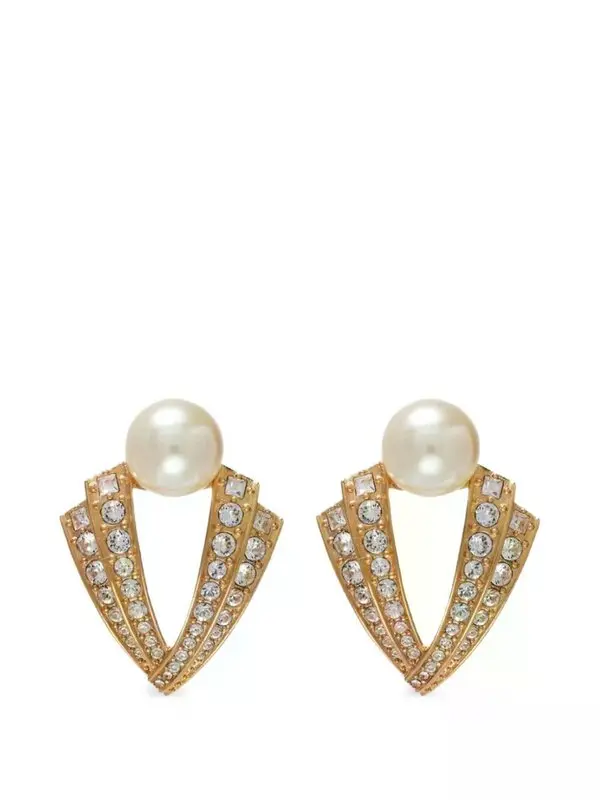 Valentino Garavani Embellished Earrings - Gold