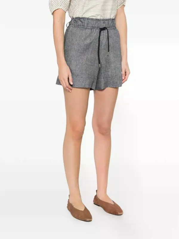 Eleventy Drawstring Shorts - Blue