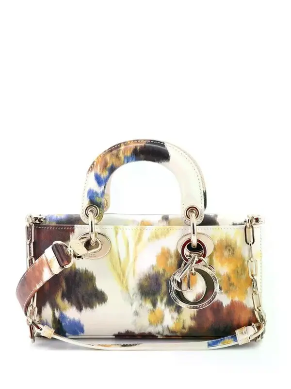 Dior Lady D-joy Small Satchel Printed Leather - Multicolour