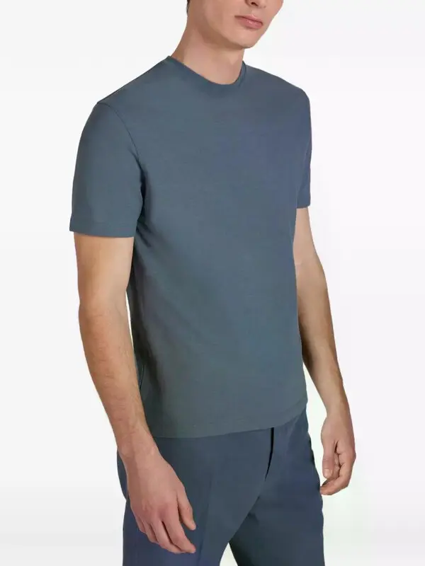 SLOWEAR Slim-fit Organic Cotton T-shirt - Blue