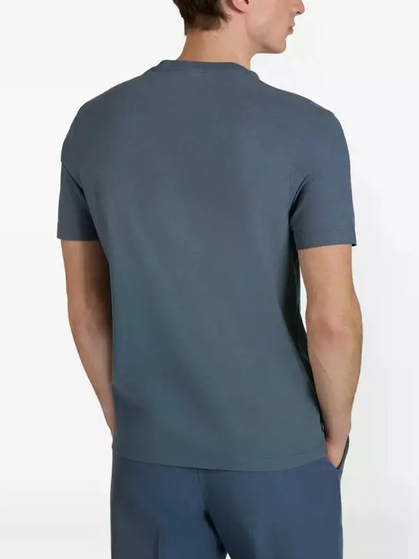 SLOWEAR Slim-fit Organic Cotton T-shirt - Blue
