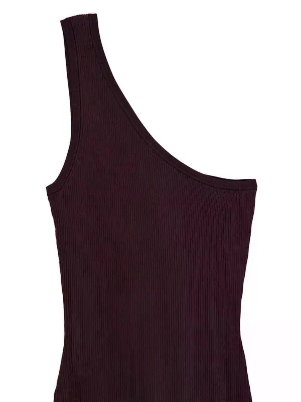 Zimmermann One-shoulder Ribbed Tank Top
