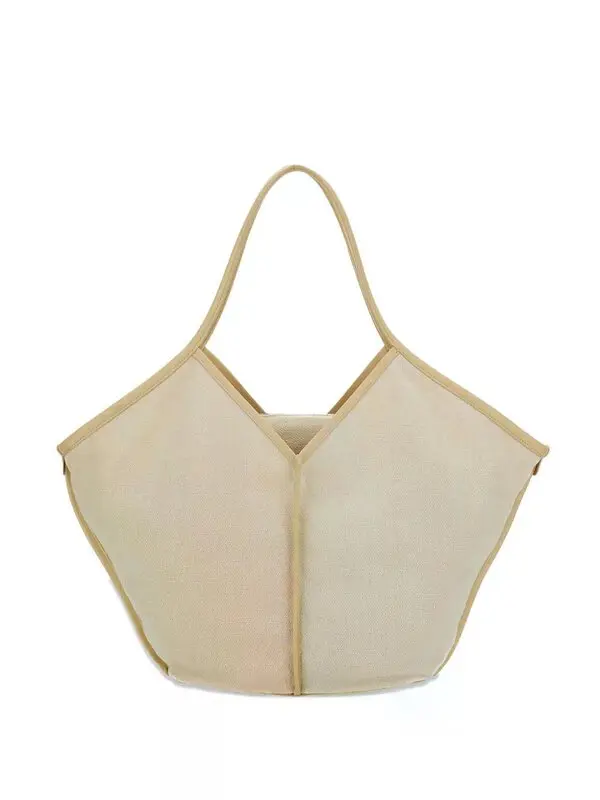 Hereu Leather-trim Tote Bag - Neutrals