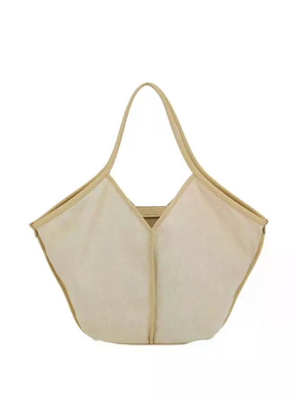Hereu Leather-trim Tote Bag - Neutrals
