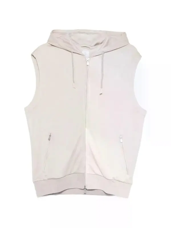Eleventy Hooded Zip-up Vest