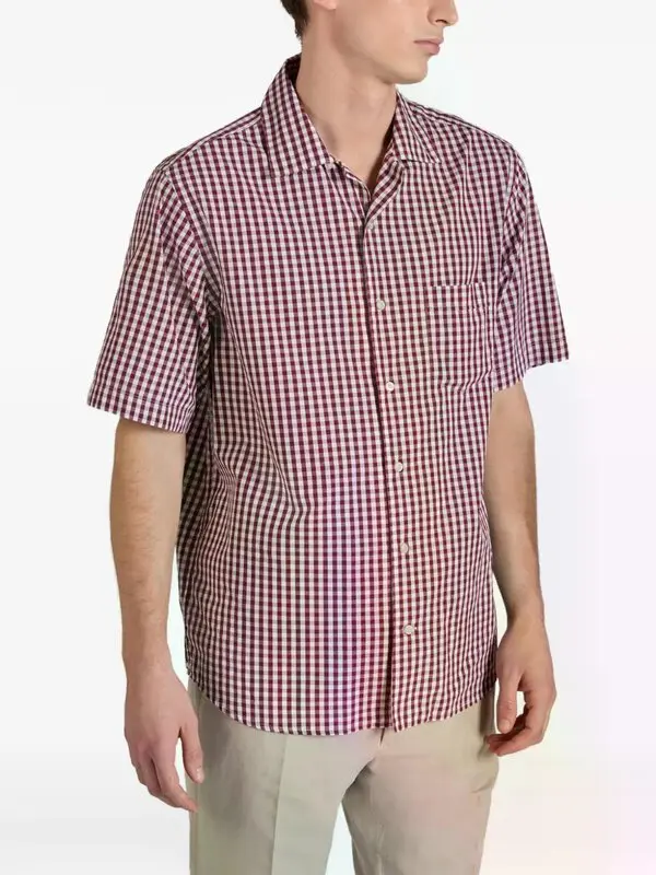 SLOWEAR Checked Cotton Shirt