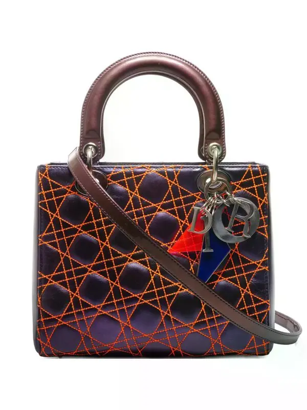 Dior 2011 Lady Quilted Leather Cross Body Bag