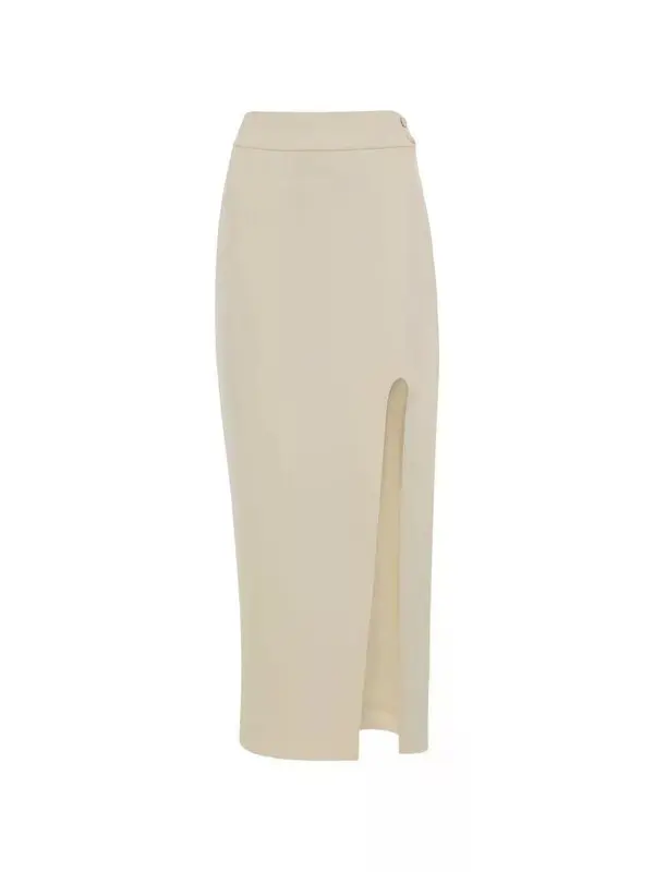 Victoria Beckham Split-detail Maxi Skirt - Neutrals