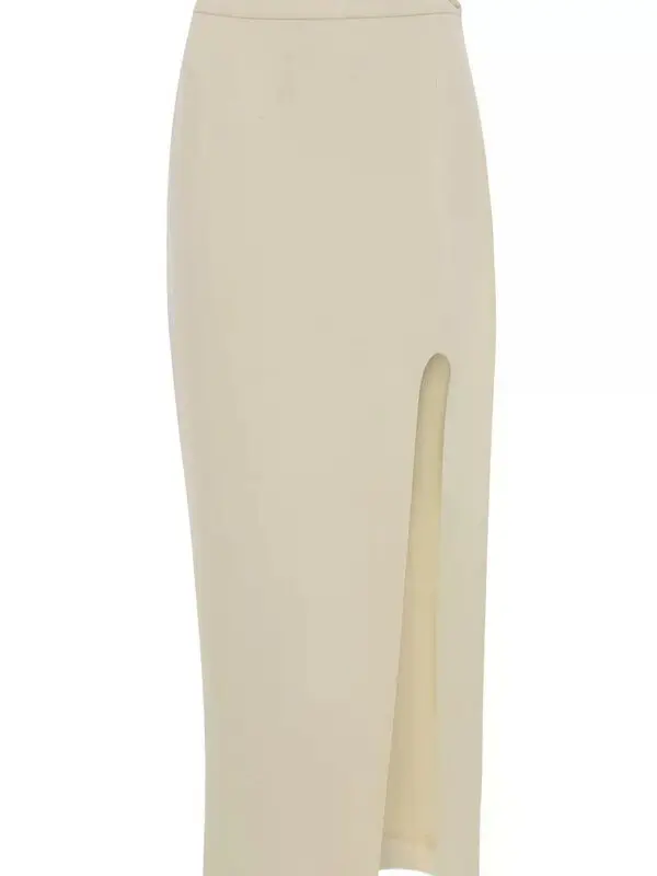 Victoria Beckham Split-detail Maxi Skirt - Neutrals