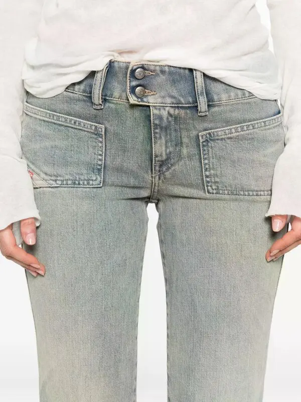 DIESEL Five-pocket Design Jeans