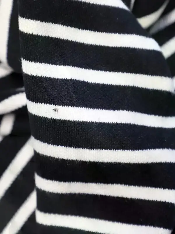 Maje Striped Knit Coat