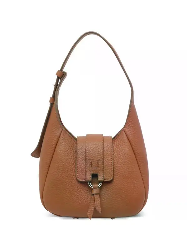 Hogan Adjustable-handle Shoulder Bag - Brown