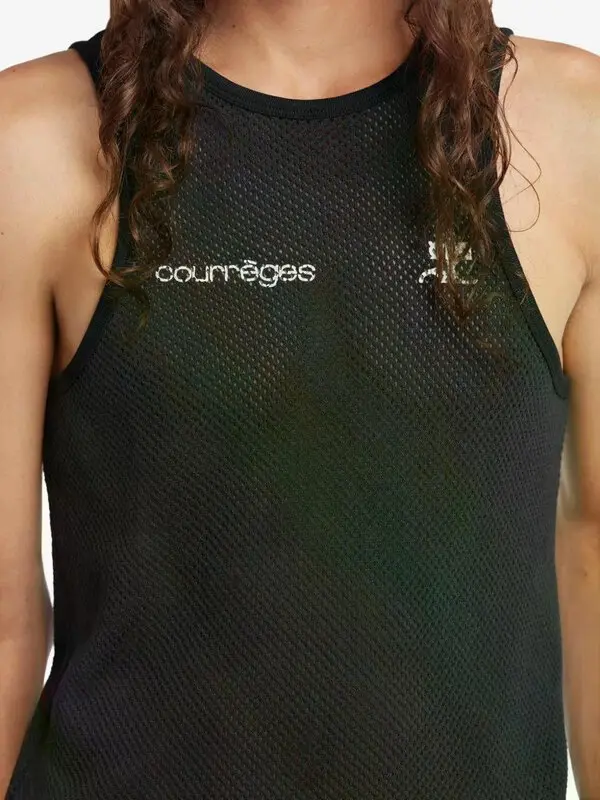 COURREGES Logo Mesh Vest