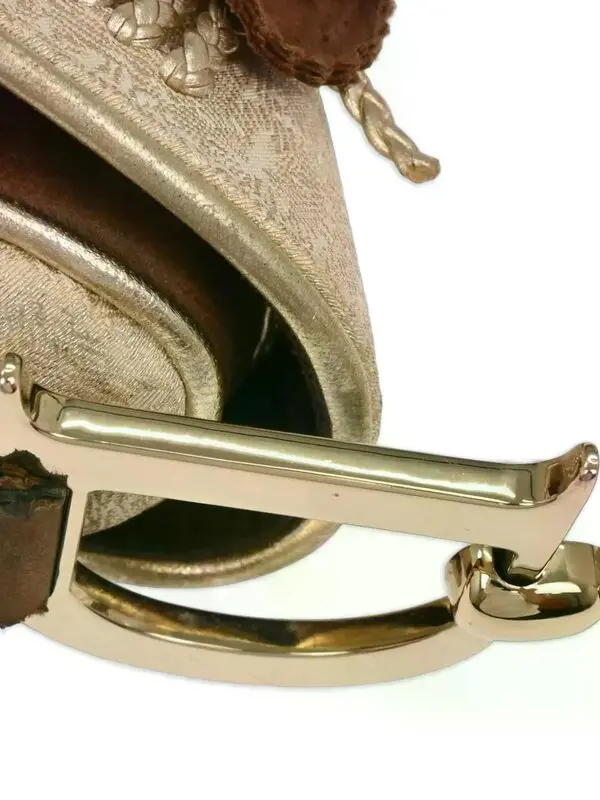 Dior 2003 Applique Leather Saddle Handbag - Neutrals