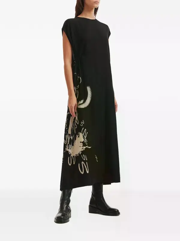 Y’s Print Maxi Dress