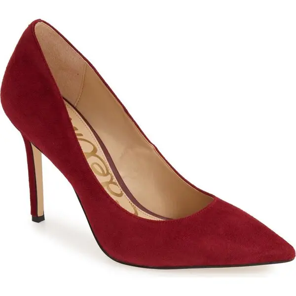 Sam Edelman Hazel Pointed Toe Pump - Bordeaux