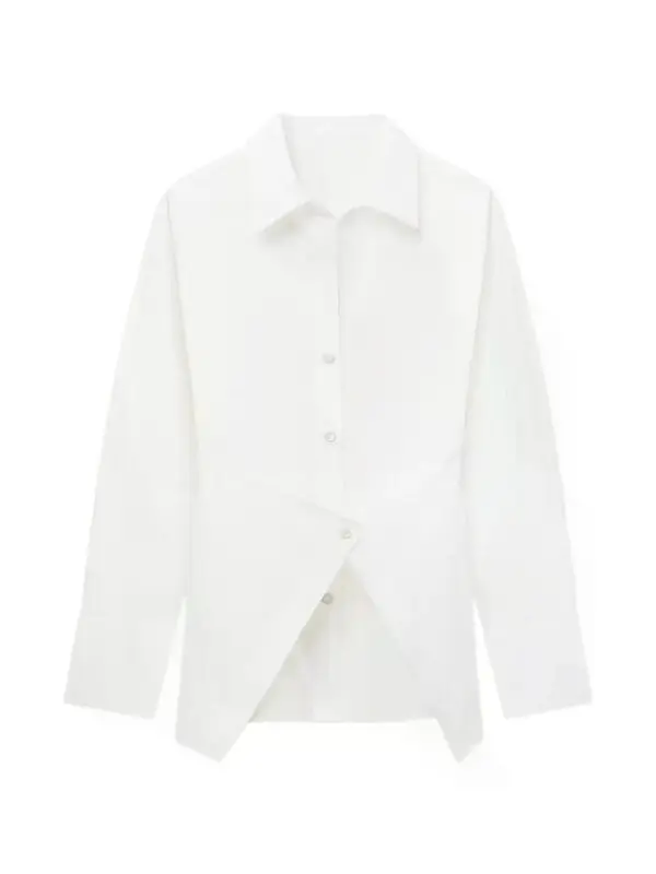 Helmut Lang Button Asymmetric Shirt