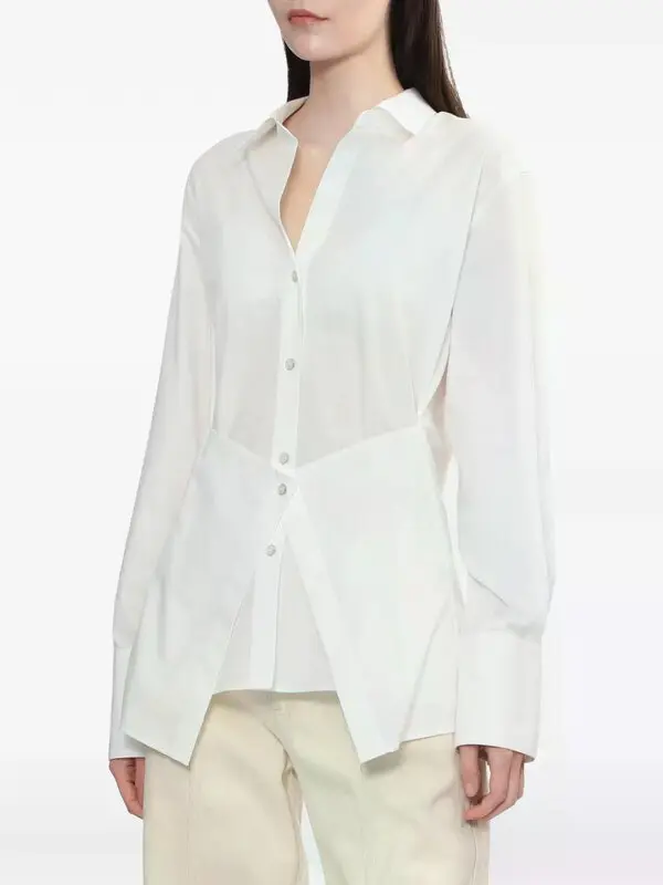 Helmut Lang Button Asymmetric Shirt