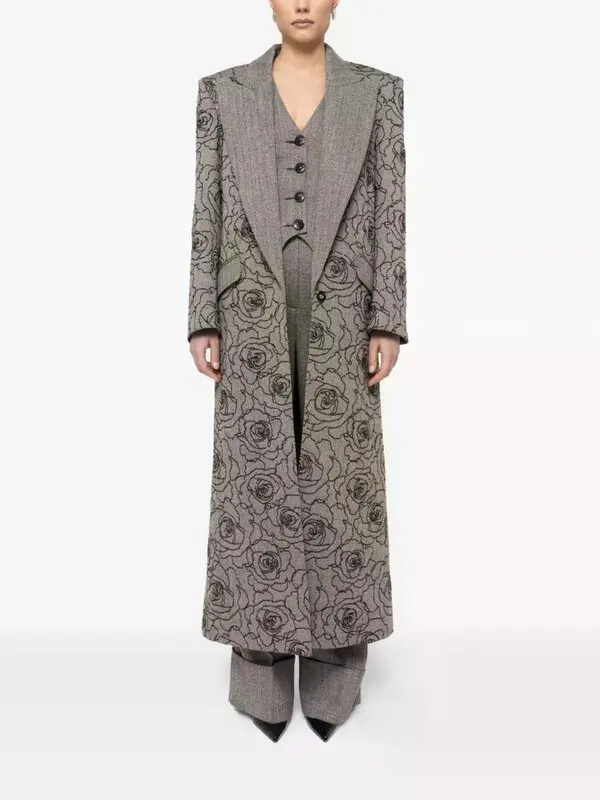 NISSA Sequin-embellished Coat