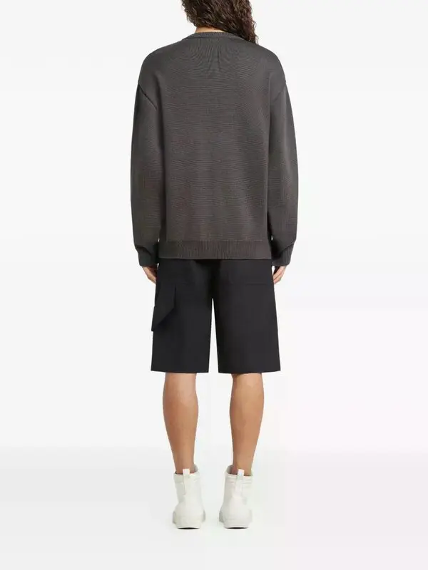 COURREGES Chest-pocket Crew-neck Sweater