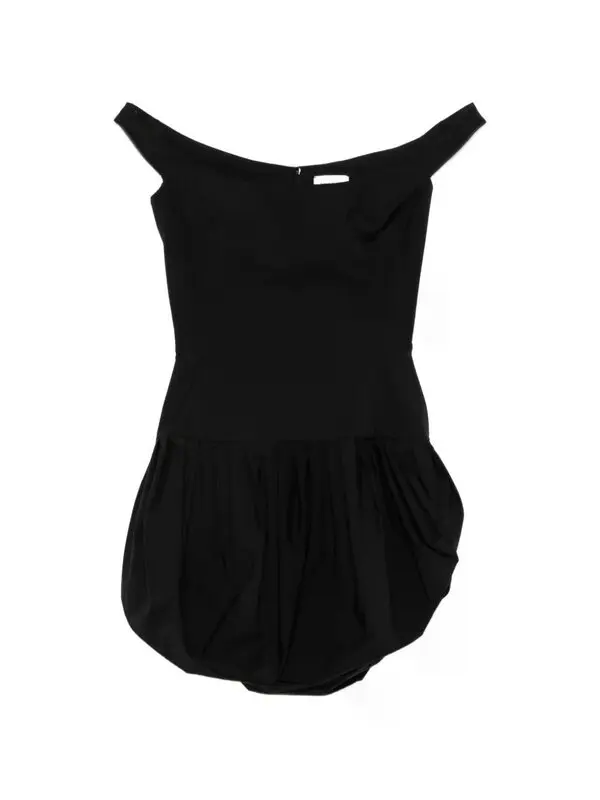 Magda Butrym Off-shoulder Gathered Mini Dress