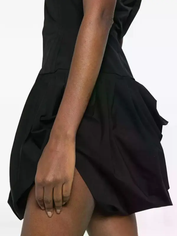 Magda Butrym Off-shoulder Gathered Mini Dress