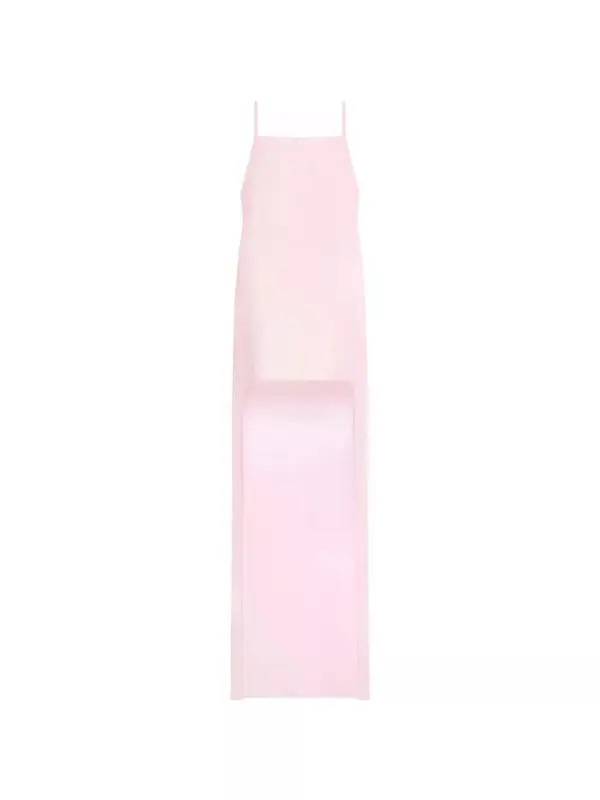 COURREGES Backless Crêpe Dress - Pink