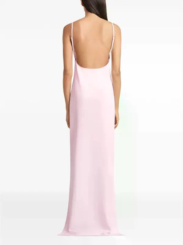COURREGES Backless Crêpe Dress - Pink