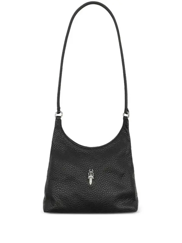 Chrome Hearts Silver Dagger Shoulder Bag - Black