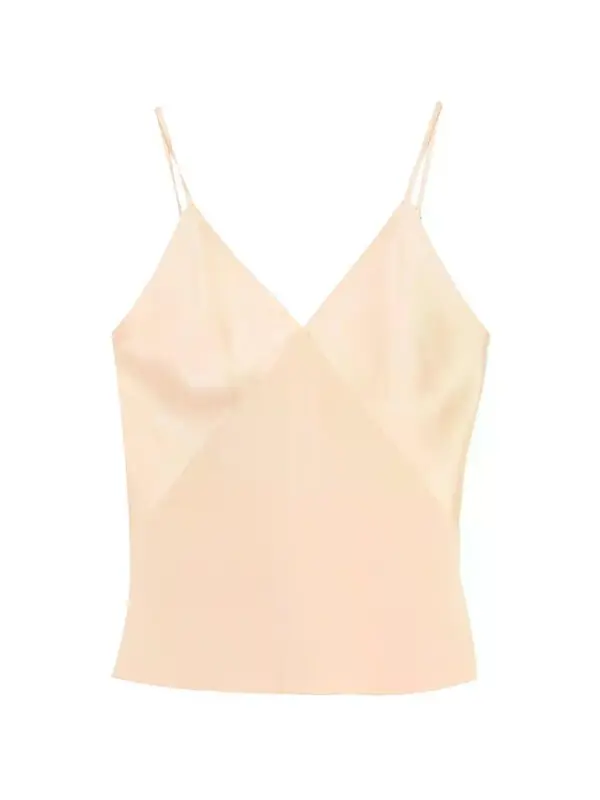 FORTE_FORTE V-neck Top - Neutrals