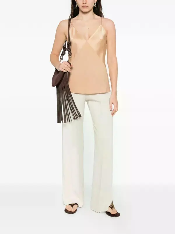 FORTE_FORTE V-neck Top - Neutrals