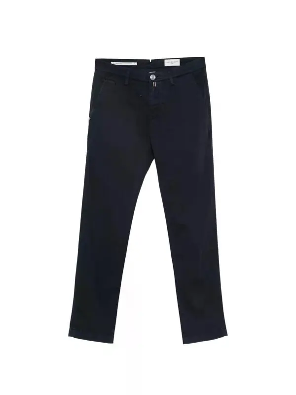 Jacob Cohen Button Trousers - Blue