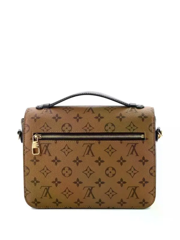 LOUIS VUITTON Pochette Metis Reverse Monogram Canvas Crossbody Bag - Brown