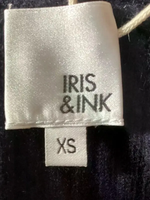 Iris & Ink V-neck Ribbed Sweater