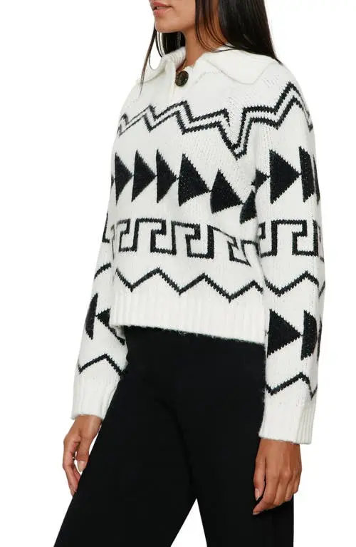 Sanctuary Below Zero Printed Sweater
