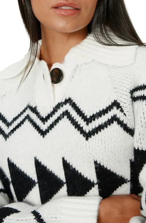 Sanctuary Below Zero Printed Sweater