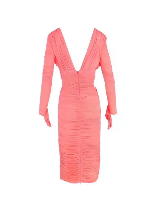 Alex Perry Ruched Midi Dress