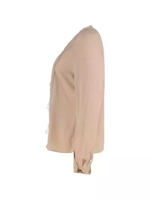 Alexander McQueen Lace-trimmed Shirt