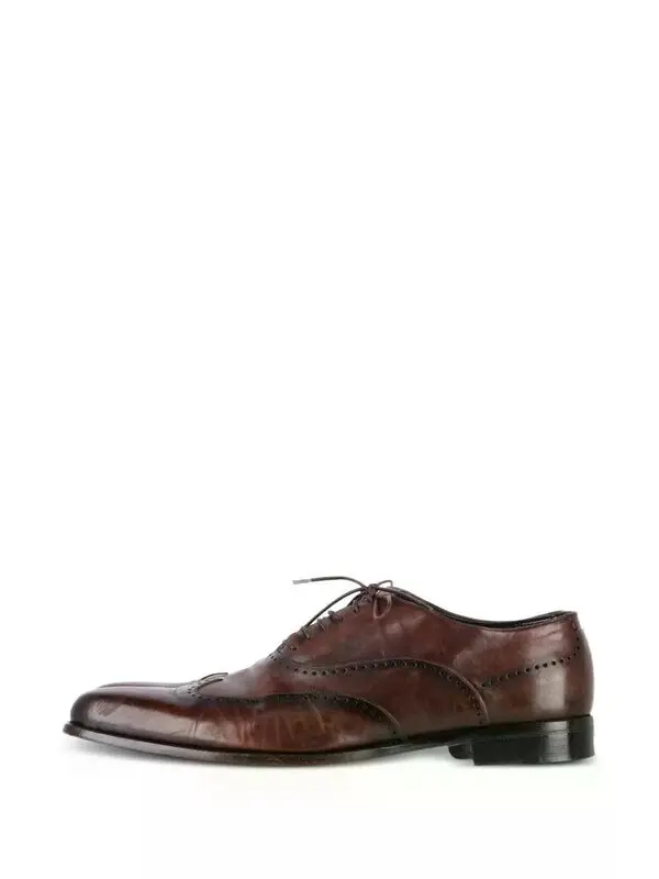 Ermenegildo Zegna Wingtip Leather Oxford Shoes