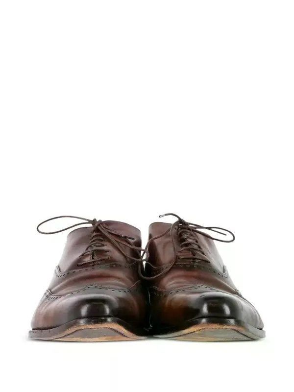 Ermenegildo Zegna Wingtip Leather Oxford Shoes