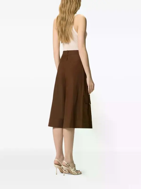 Pinko Tie Belt Cotton Shorts