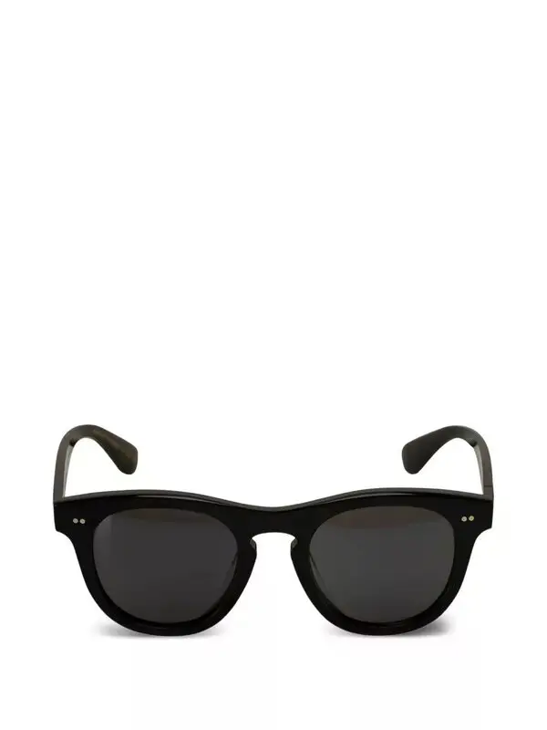 Oliver Spencer Round Frame Sunglasses - Black