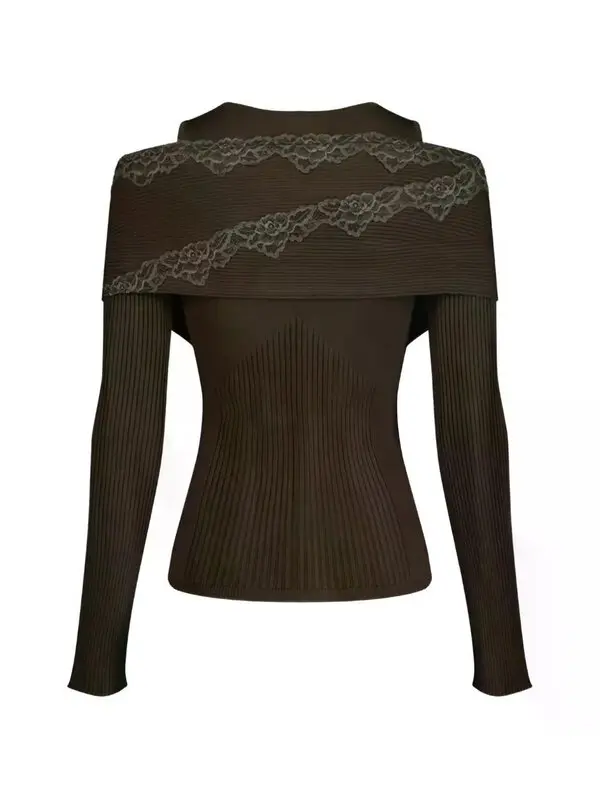 VAILLANT Split Lace Long-sleeve Top