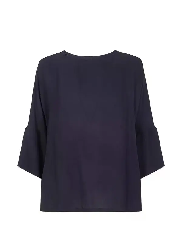 Liviana Conti Bell-sleeve Blouse - Black