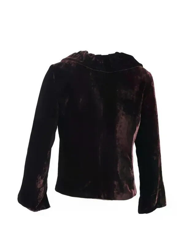 Max Mara Frilled-collar Bow Jacket