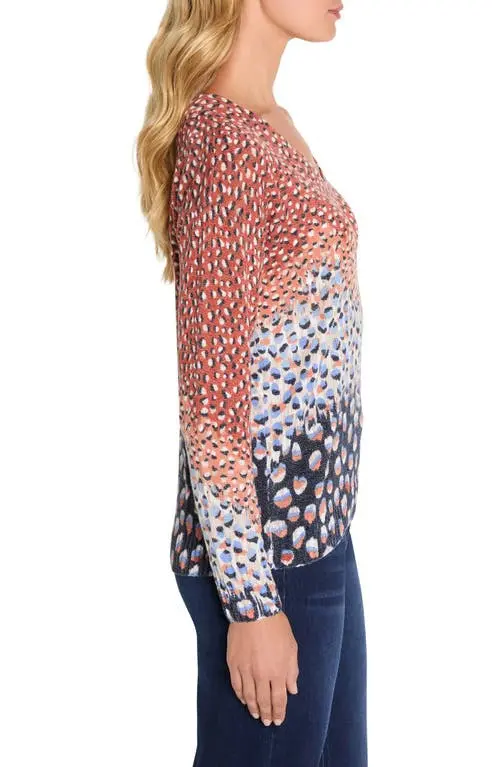 NIC+ZOE V-neck Long Sleeve Sweater