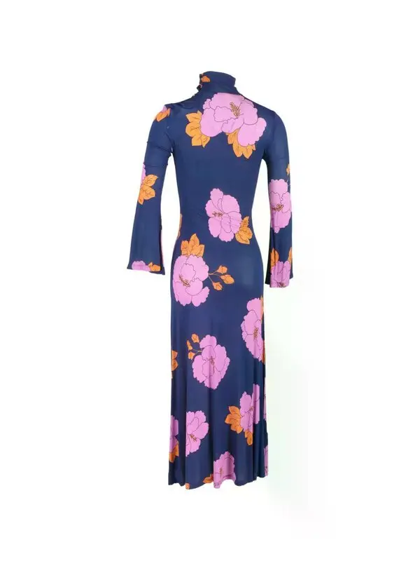 Dodo Bar Or Brigitte Floral Turtleneck Maxi Dress